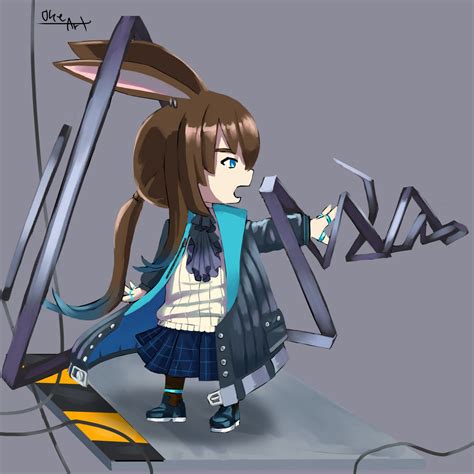 Amiya Chibi By Okeart On Deviantart