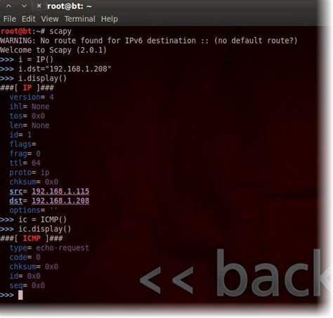 Packet Crafting With Scapy Rhowtohack