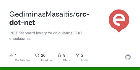 Github Gediminasmasaitiscrc Dot Net Net Standard Library For Calculating Crc Checksums
