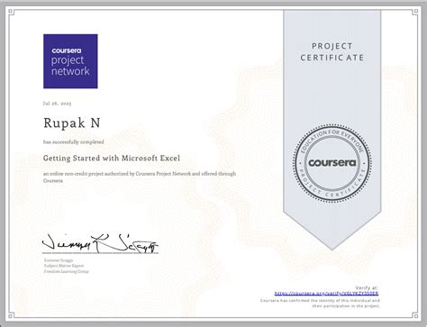 Microsoftexcel Coursera Upskilling Continuouslearning Productivity