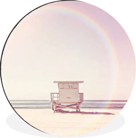 WallCircle Wandcirkel Muurcirkel Strand Hut Zon Zee Zomer