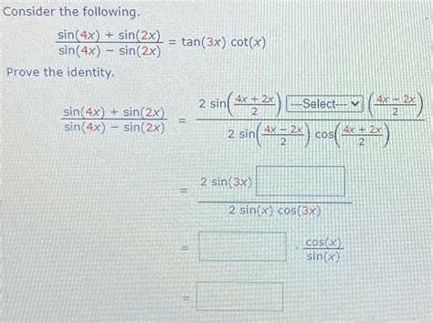 Solved Consider The Following