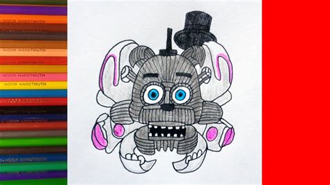 How To Draw Funtime Freddy Jumpscare Greeneyesstyle