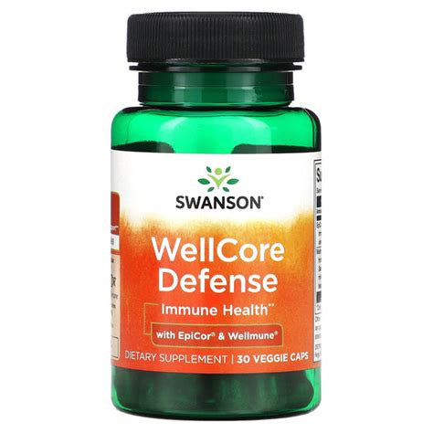 Swanson Wellcore Defense 30 Veggie Caps Supply Center Usa
