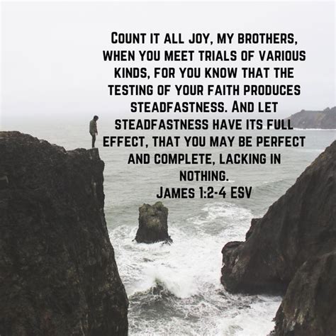 James 12 4 Count It All Joy My Brothers When You Meet Trials Of