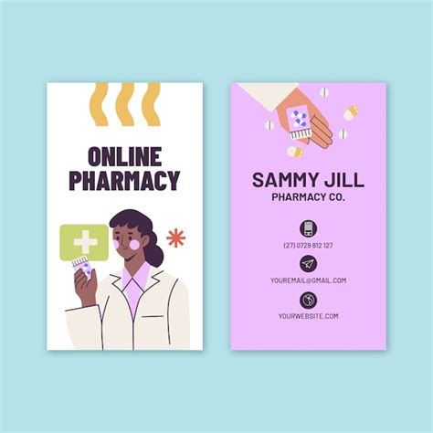 Free Psd Pharmacy Business Card Template Design