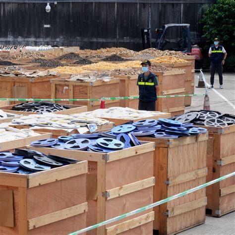 Hong Kong Customs Makes Record Hk15 Billion Seizure Of Smuggled Goods