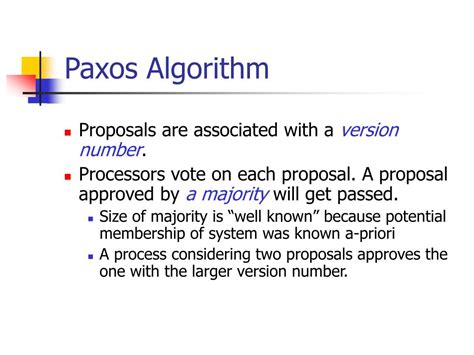 Ppt Consensus Impossibility Results And Paxos Powerpoint