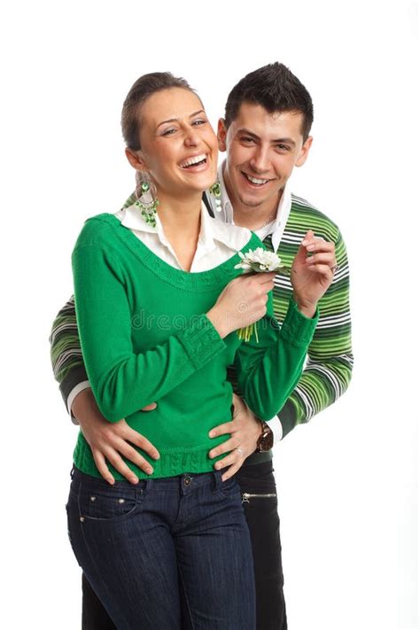 Pares Jovenes Felices Foto De Archivo Imagen De Retrato