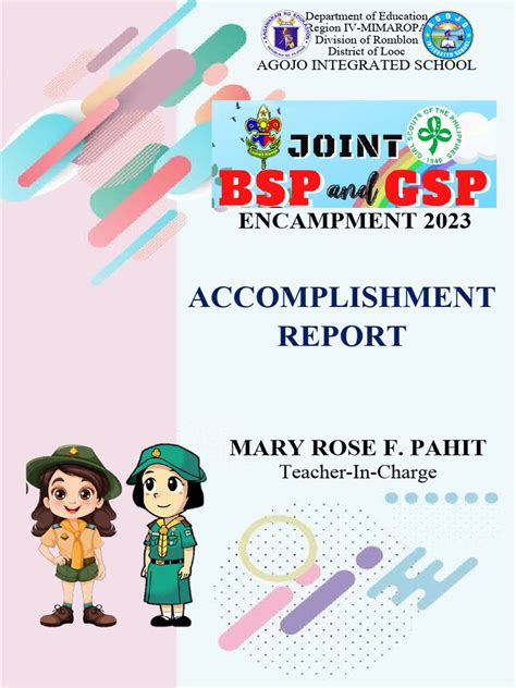 Narrative Report On Gsp Encampment Pdf