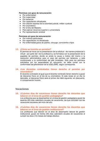 Licencias Y Permisos Preguntas Frecuentes Actualizado Pdf