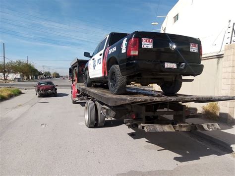 Patrulla De La Policía Civil De Coahuila Protagoniza Accidente El