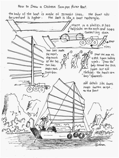 How To Draw Worksheets For The Young Artist How To Draw A Chinese