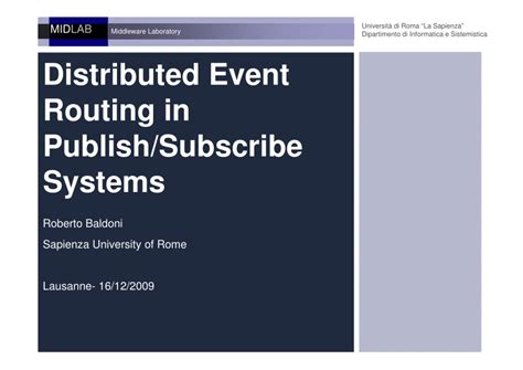pdf distributed event routing in publish subscribe systems