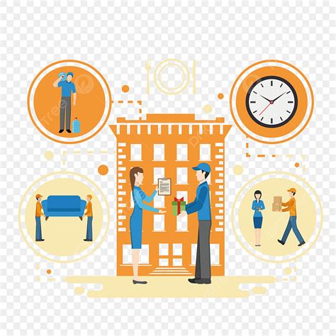 물류 빠른 배송 프로세스 물류 센터 빠른 배송 배달 Png 일러스트 및 벡터 에 대한 무료 다운로드 Pngtree