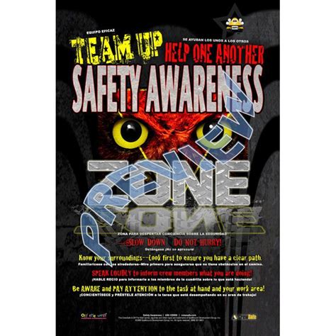 Safety Awareness Poster Crewsafe