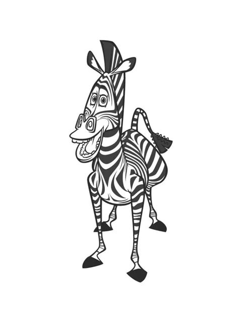 Desenhos De Zebras Em PDF Para Colorir