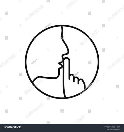 Do Not Disturb Icon Please Do Stock Vector Royalty Free 2521126597 Shutterstock