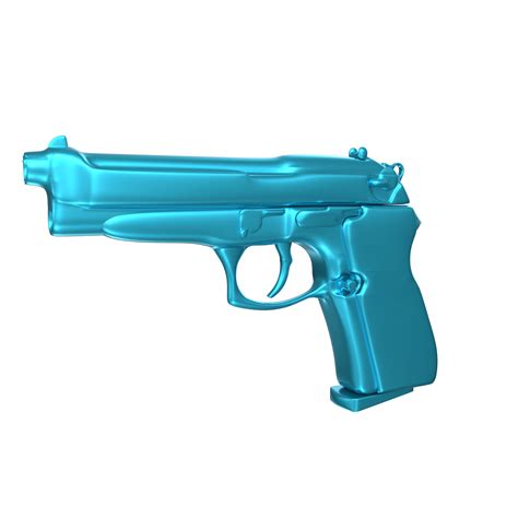 3d Rendering Of Pistol Gun 18065757 Png