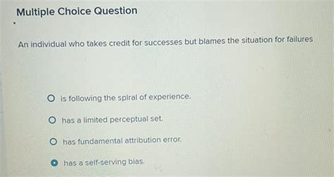 Solved Multiple Choice Questionan Individual Who Takes