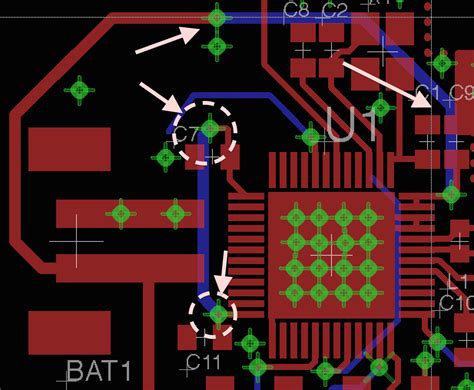 How To Route Vdd And Avdd Nrf51822 Nordic Qanda Nordic Devzone