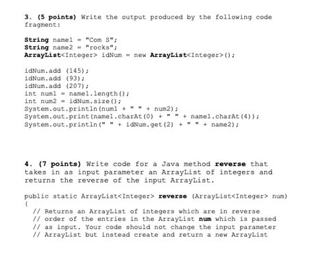 Solved Instructions • Indicate Spaces In Output Where You