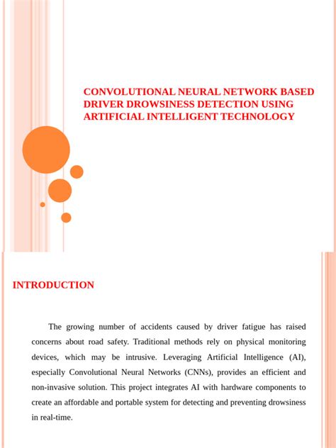 Convolutional Neural Network Based Driver Drowsiness Detection Using Artificial Intelligent
