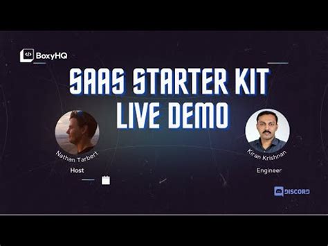 Live Discord Community Call Demo Build A SaaS Application With BoxyHQ