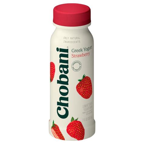 Chobani Yogurt Drink Greek Lowfat Strawberry Publix Super Markets