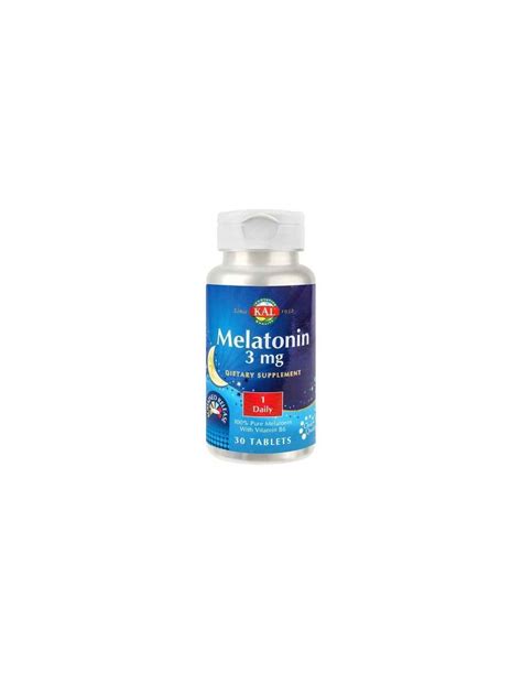 Melatonin 3mg 30cpr Secom Plantilia