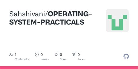github sahshivani operating system practicals