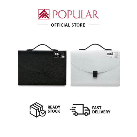 Foldermate Nest Expanding File A4 Size 13 Pockets 12 Tabs With Handle By Popular Lazada