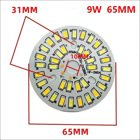 Led Downlight Chip Tri Color 3w 5w 7w 9w 12w 15w 18w Round Light Chip