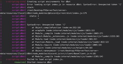 Discord Js V Bug Reports Cfx Re Community