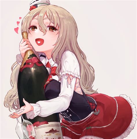 艦これ「ポーラ、イベント完走の祝杯待機中で〜す 艦これ 」よしののイラスト