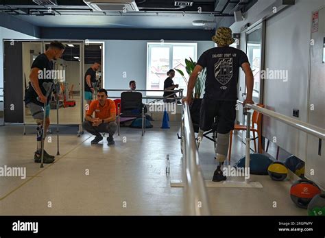 Vynnyky Ukraine August 9 2023 Patients Undergo Training At The