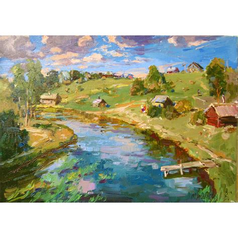 Купить картину Речка невеличка в Москве от художника Мишагин Андрей