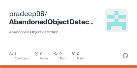 Github Pradeep Abandonedobjectdetection Abandoned Object Detection