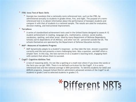 Ppt Norm Reference Tests Powerpoint Presentation Free Download Id