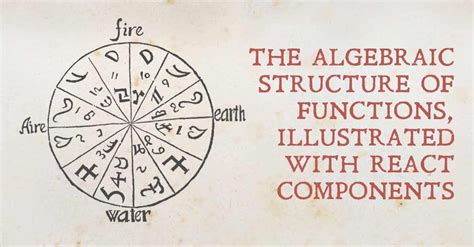 the algebraic structure of functions illustrated using react components r reactjs
