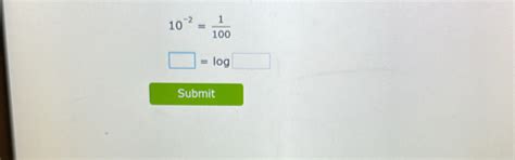 Solved 10 2 1 100 Log Submit [math]