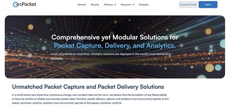 Packet Broker And Packet Capture Product Suite Cpacket
