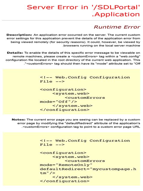 Runtime Error Pdf