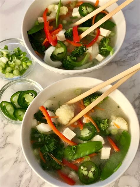 Simple Miso Soup With Vegetables Debra Klein