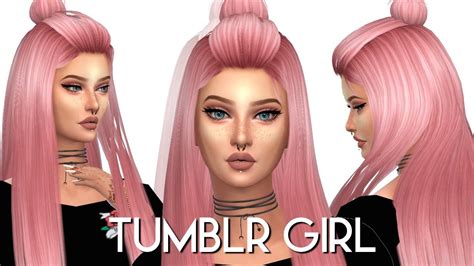 The Sims 4 Create A Sim Tumblr Fashion Collab W