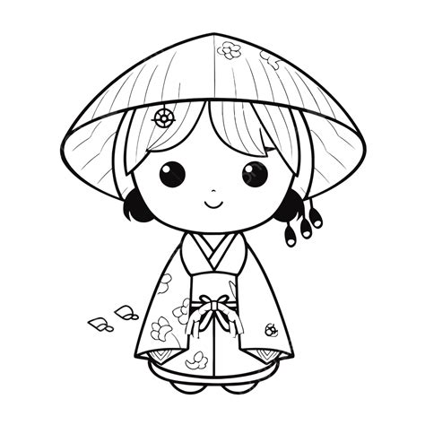 Free Asia Coloring Pages