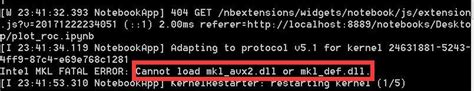 解决在使用 Jupyter Notebook 时 Kernel 崩溃的某种情况 知乎
