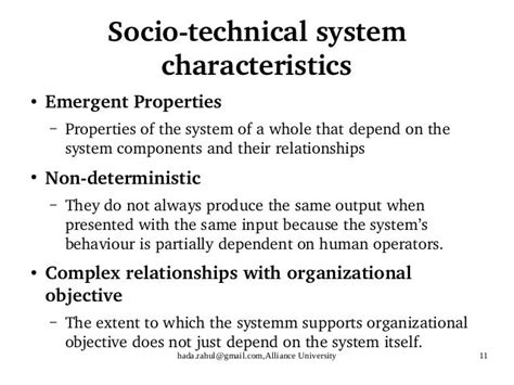 Socio Technical System
