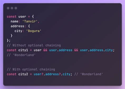 Javascript Optional Chaining Dev Community