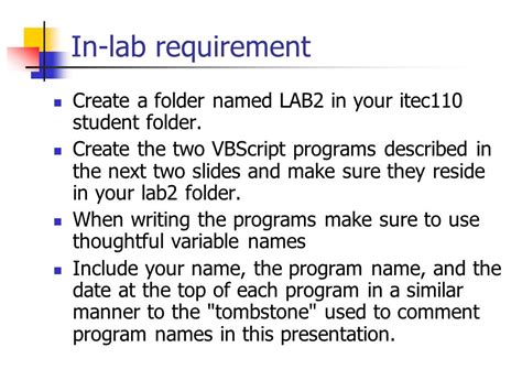 Intro To Vbscript Variables And Assignment What Is Vbscript An